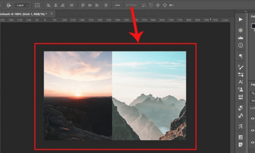 The simplest guide to combine photos into frames in Photoshop